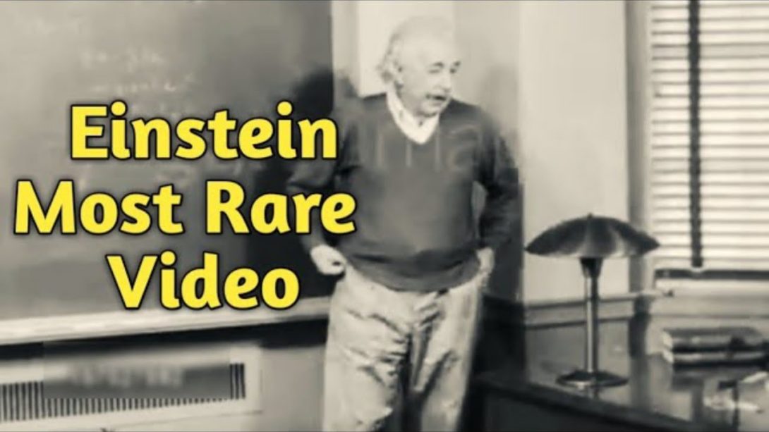 Real Video of Albert Einstein | most rare video of Albert Einstein ...