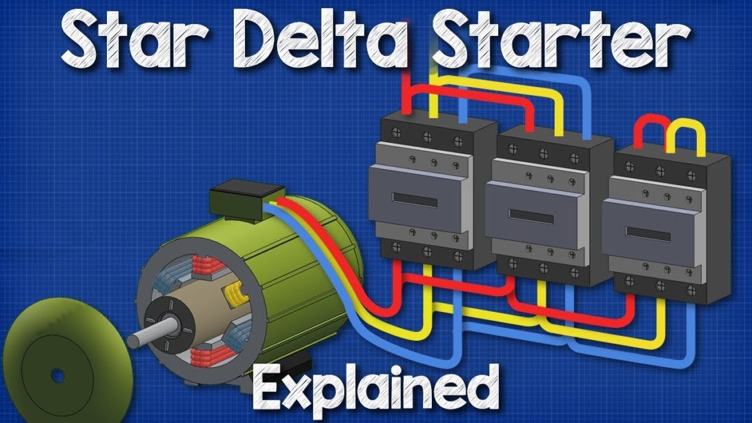 Star Delta Starter Explained - Working Principle - Physics