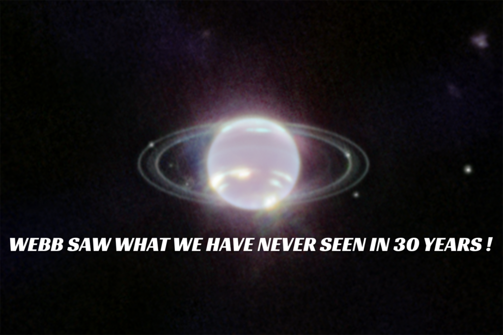 The clearest view of Neptune's rings in decades is captured by a new ...