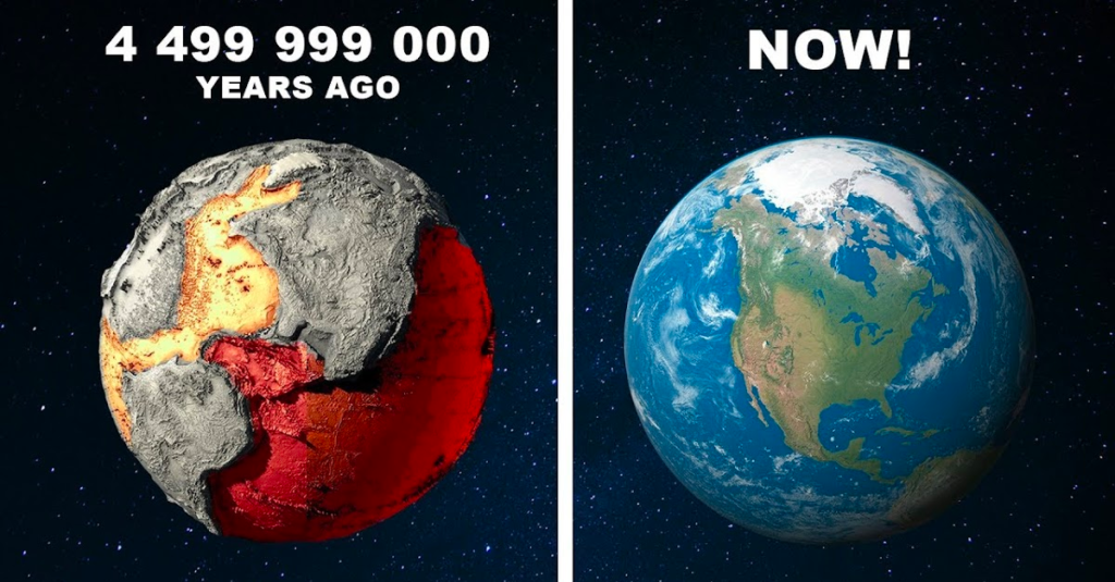 Journey through time: Planet Earth 5 billion years ago - Magic of Science