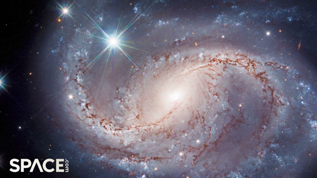 The Hubble telescope discovered this stunning spiral galaxy, which serves as a gauge for ...