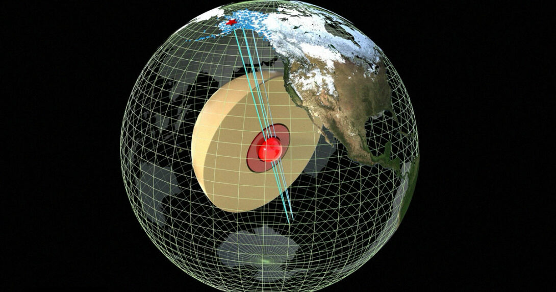 Enormous Solid Metal Sphere Found Within Earth's Core, Uncovered by ...