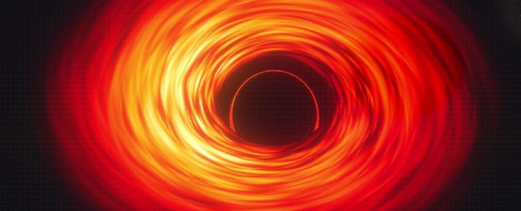A NASA visualization of a supermassive black hole. (NASA's Goddard ...