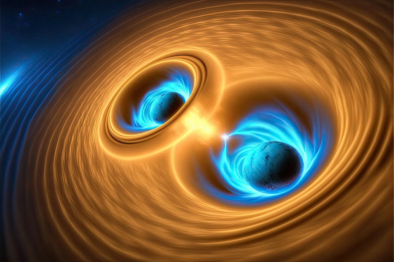 The monumental clash between two black holes reveals a groundbreaking ...